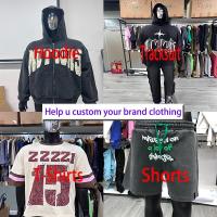 China Oem Printed Breathable Cotton Summer Hot T-Shirt and Shorts Set Men'S Wholesale Custom High Quality Jogging Suit for Men for sale