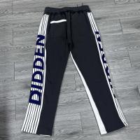 China Custom Baggy Side Stripe Sweat Jogger Men's Casual Pants High Quality 100% Cotton Outdoor Wide Leg Sports Sweatpants for Men for sale