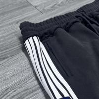 China Custom Baggy Side Stripe Sweat Jogger Men's Casual Pants High Quality 100% Cotton Outdoor Wide Leg Sports Sweatpants for Men for sale
