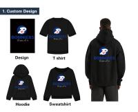 China OEM Custom logo Men's Hoodies Knitted Reversible Zip up Sweatshirts 100% Combed Cotton French Terry Zipper Blank Plain Hoodie for sale