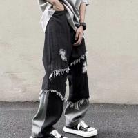 China OEM/ODM Men'S Designer Pants Straight Slim Fit Printed Stacked Jeans Skinny Denim Pants Ripped Jeans for Men for sale
