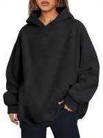 China Custom Blank Designer Drop Shoulder Pullover Hoodie for Men Women Clothing Streetwear Unisex Oversized Plain No String Hoodie for sale