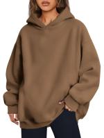 China Custom Blank Designer Drop Shoulder Pullover Hoodie for Men Women Clothing Streetwear Unisex Oversized Plain No String Hoodie for sale
