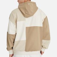 China Wholesale Custom Men Hoodies Vendors 100 Cotton Heavy Weight Splicing Oversized Streetwear Vintage Pull Over Hoodie for Men for sale