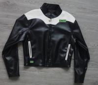 China Street Wear Shoulder Plus Size Men'S Jacket Custom Designed Printed Embroidered High Quality Racing Leather Jacket for Men for sale