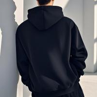 China Wholesale High Quality Heavyweight Cotton Men'S Hoody Oversized Hoodie Custom Print Luxury Pullover Cotton Hoodies for sale