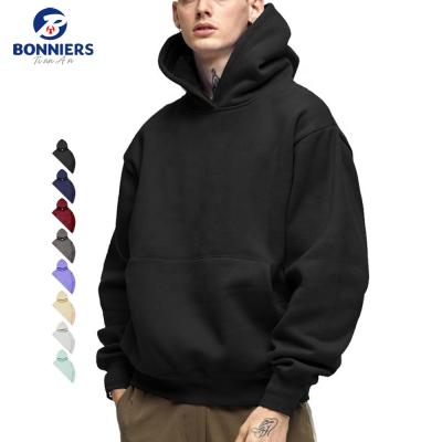China Hoodie Pullover Heavy Oversize Hoodie Custom Embroidery Logo 500 GSM Heavyweight Cotton for Men OEM French Terry 450gsm 50 Pcs for sale