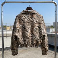 China Custom Hot Trend Leopard Print Men's Letter Jacket Streetwear All Over Digital Real Tree Zip up Boxy Winter Waterproof Varsity for sale