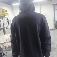 China China Manufacturer for Custom Clothes Puff Print Zipper Hoodie Red & Black Hoodie With Zipper Casual Zip-up Hoodies for sale