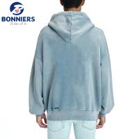 China OEM Acid Washed Pullover Oversized Hoodie Custom Tie-Dye Print 100% Cotton Sweatshirts Plus Size Men's Boxy Autumn Style for sale