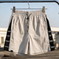 China High Quality Basketball Fast Drying Nylon Polyester Summer Shorts Custom Loose Fit Side Zipper Letter Running Sport Men'S Shorts for sale