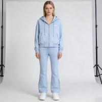 China Wholesale Custom Casual Women's Loungewear Sweatsuit Long Sleeve Autumn Cotton Plus Size Jogger Activewear Sets for Women for sale