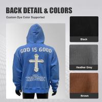 China Tianan Clothing Manufacturer Custom Hoodies Loose Streetwear Rhinestone Applique Embroidery Logo Cotton Zipper Hoodies for Men for sale
