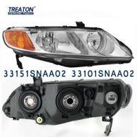 China TREATON-CAR Cheap Price With Good Quality 33151-S5A-A51 33101-S5A-A51 Head Lamp for honda for sale