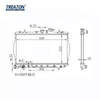China Treaton Auto Parts High Quality 25310-22050 25310-22070 86812-1R010  54501-1R000 54500-1R000  25386-22020 Radiator for ACCENT for sale