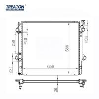 China TREATON AUTO PARTS OEM 16400-62230 RADIATOR for LAND CRUISER PRADO With High Quality for sale