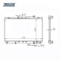 China TREATON AUTO PARTS OEM 16400-03050 RADIATOR for CAMRY 1992-1998 With High Quality for sale