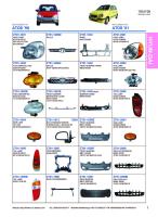 China TREATON-CAR High Performance Head Lamp 92101-02010 92102-02010 for Atos 98 for sale