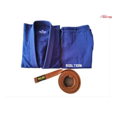 China Breathable Jiu Jitsu Brown Belt 100% Cotton For Professional Martial Arts for sale