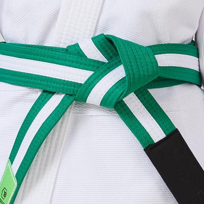 China Digital Print 100% Cotton Jiu Jitsu Belts 240gsm Fabric Weight For Kids Training Judo for sale