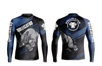 China Soft Men'S BJJ Gi Rash Guard 80% Polyester 20% Spandex Light Weight Breathable Quick Dry for sale