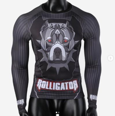 China Quick Dry Compression Shirt Rash Guard For Judo And Martial Arts Training for sale