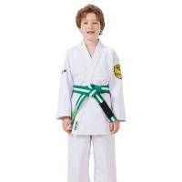 China Custom Embroidered 350gsm Pearl Weave BJJ Gi 100% Cotton Jiu Jitsu Uniform for Kids and Adults for sale