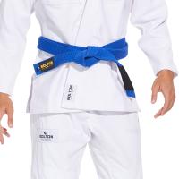 China Durable 100% Cotton 240grams BJJ Blue Belt For Adults Training And Competitions for sale