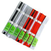 China Softness And Comfort 100% Cotton BJJ Belt With Custom Logo For Kids And Adults for sale