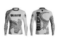 China 80% Polyester 20% Spandex MMA Rash Guard with Customized Sublimation Logo Light Weight Breathable Sportswear for sale