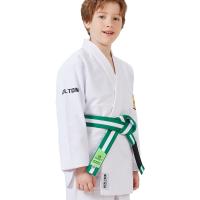 China 350gsm Fabric Weight Durable Cotton Shrink Proof BJJ Gi Jiu Jitsu Gi for Boys and Children for sale