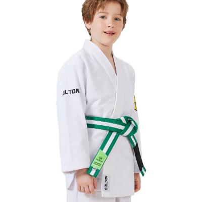 China 350gsm Fabric Weight Durable Cotton Shrink Proof BJJ Gi Jiu Jitsu Gi for Boys and Children for sale