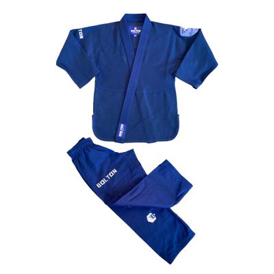 China 380gsm Pearl Weave 100% Cotton Custom Embroidered BJJ Gi Brazilian Jiu Jitsu Uniform for Kids for sale