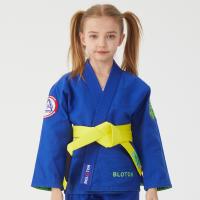 China Children's 380GSM Pearl Weave BJJ Gi 100% Cotton Brazilian Jiu Jitsu Kimono with Custom Embroidered Logo for sale