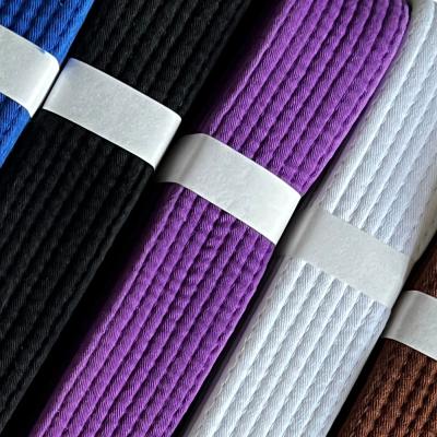 China Digital Print Unisex Custom Designed 100% Cotton Jiu Jitsu Belt BJJ Belt for Martial Arts for sale