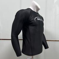 China Unisex Custom Long Sleeve Rash Guard Pilling Resistance Lightweight and Durable BJJ Kimono for sale