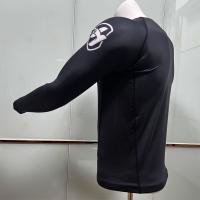 China Unisex Custom Long Sleeve Rash Guard Pilling Resistance Lightweight and Durable BJJ Kimono for sale