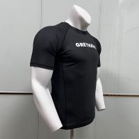China Quick Dry Rash Guard With 220gsm Sublimation Transfer Print For BJJ Sportswear for sale