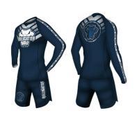 China 220 gsm Spandex Fabric Short Sleeve Rash Guard with Custom Colors for BJJ Protection for sale