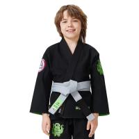 China Custom Made 380g Pearl Weave BJJ Gi Kids Gi Pre Shrunk Cotton Competition Ready Training for sale