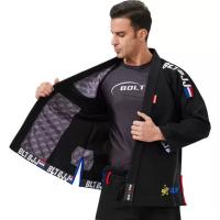 China OEM ODM BJJ Gi Uniform with 380 GSM Pearl Weave Jacket and 280 GSM Twill Pants Featuring Triple Stitching for sale