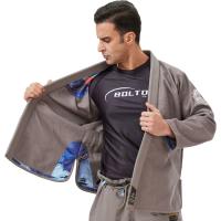 China Custom BJJ Gi Kimono With 380gsm Pearl Weave Jacket And 280gsm Twill Pants for sale