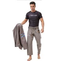 China Custom BJJ Gi Kimono With 380gsm Pearl Weave Jacket And 280gsm Twill Pants for sale