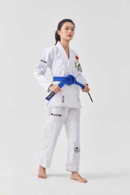 China Premium BJJ Gi High Quality Cotton Durable Lightweight Professional Fightwear Female for sale