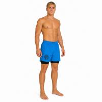 China Lightweight Dual Layer Grappling Shorts Unisex Muay Thai BJJ Workout Sports Wear for sale