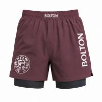 China Stretch 2 in 1 Grappling Shorts MMA Jiu Jitsu Workout Competition Training Gear for sale