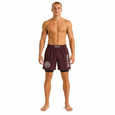 China High Quality Stretch 2 in 1 Grappling Shorts Professional Combat Sports Martial Arts Wear for sale