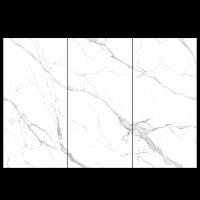 China White Sintered Stone Kitchen Countertop and Island Top Polished Porcelain Tile Finish for sale