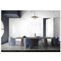 China White Sintered Stone Kitchen Countertop and Island Top Polished Porcelain Tile Finish for sale