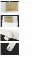 China Bathroom Gold Color Smart Toilet with Upper Cistern and Customizable Colored Water Tank for sale
